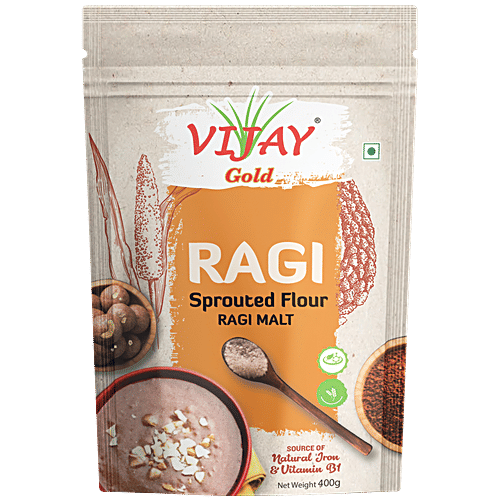 Buy Vijay Gold Gold Ragi Sprouted Flour/ Malt Online at Best Price of ...