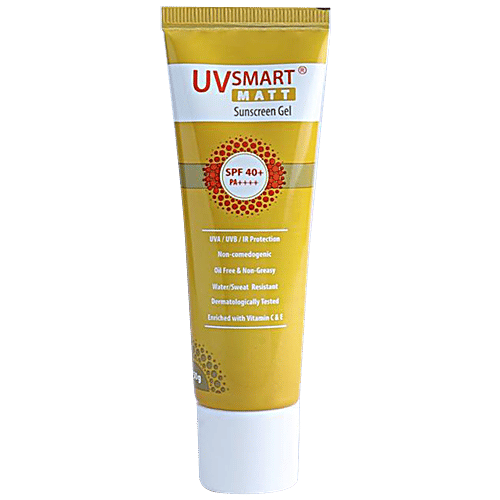 Buy Mankind UVSmart Matt Sunscreen Gel - SPF 40+, PA++++ Online at Best ...