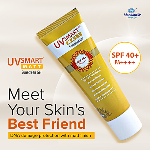 Buy Mankind UVSmart Sunscreen Gel - SPF 40+, PA++++ Online at Best ...