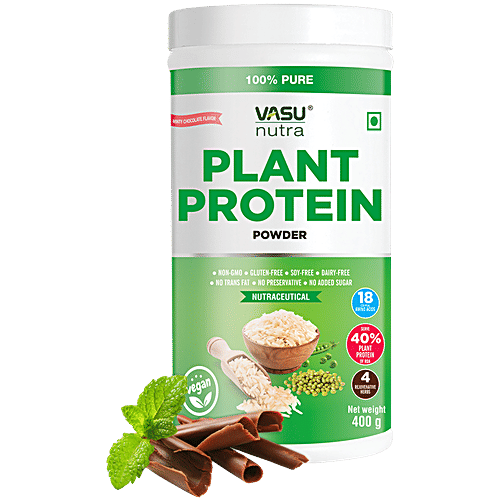 Buy Vasu Nutra 100% Pure Plant Protein Powder - For Men & Women Online ...