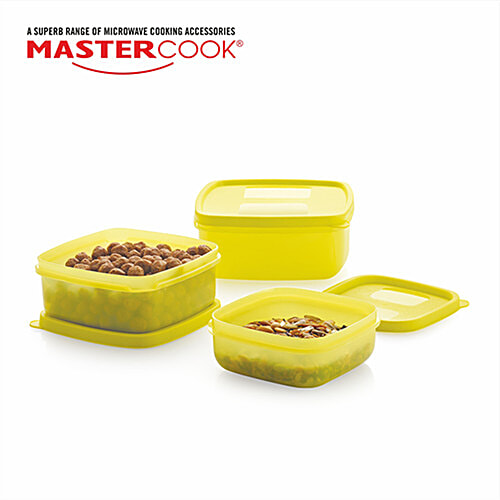 Buy Mastercook PP-151, PP-152, PP-153 Container Combo Set - Plain ...