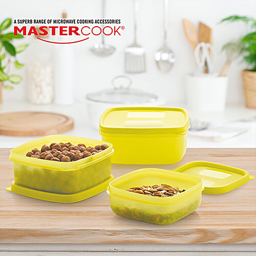 Buy Mastercook PP-151, PP-152, PP-153 Container Combo Set - Plain ...