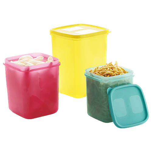 Buy Mastercook PP-156, PP-157, PP-158 Container Combo Set - Multicolour ...