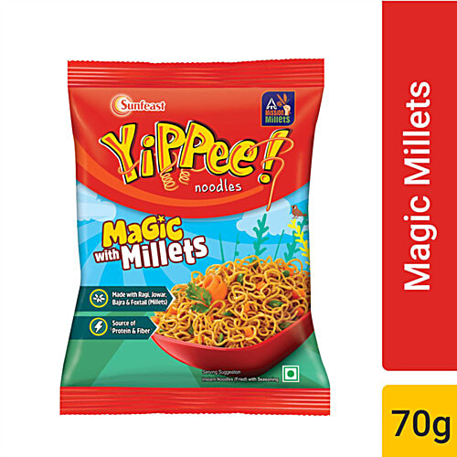 Buy Sunfeast YiPPee! Magic With Millets Instant Noodles Online at Best ...