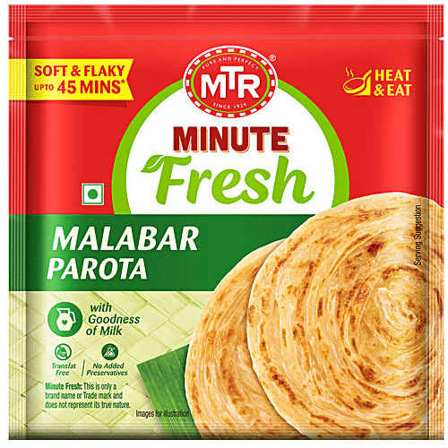 Buy MTR Minute Fresh Malabar Parota - Heat & Eat Online at Best Price ...