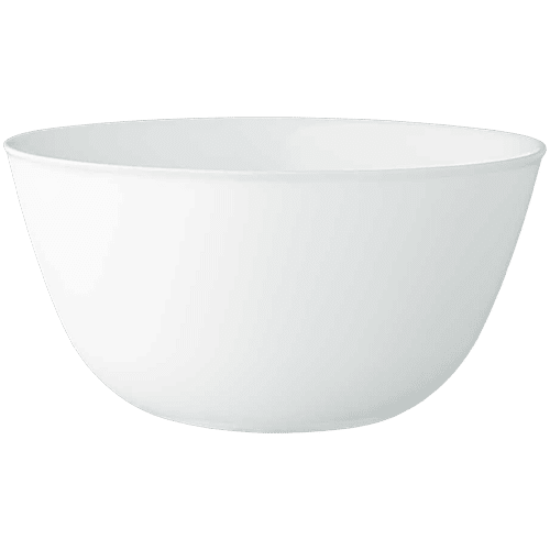 Buy Larah by Borosil Logo Wise Opalware Mixing Bowl - Solid, White ...