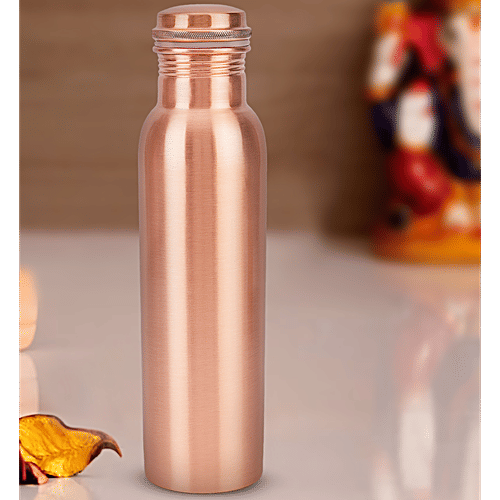 Buy Prime-Metal Copper Bottle - Leak Proof, Plain, Matte Finish Online ...