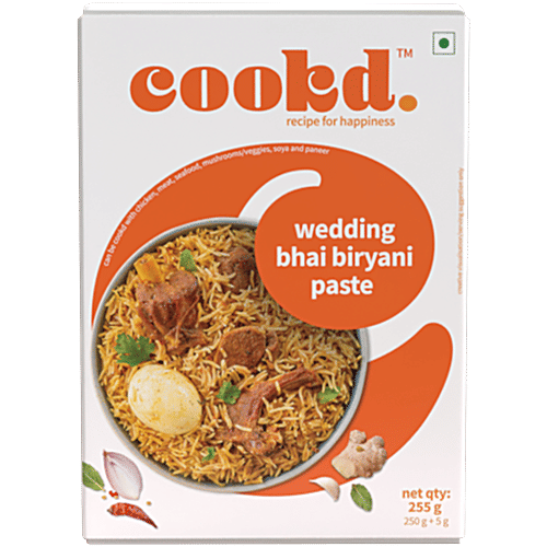 Buy Cookd Wedding Bhai Biryani Masala Paste Online at Best Price of Rs ...