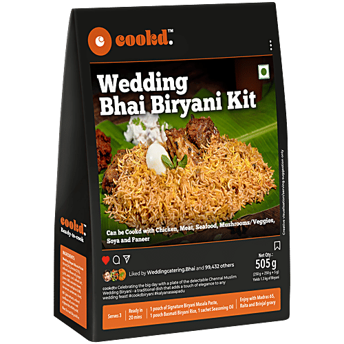 Buy Cookd Wedding Bhai Biryani Kit Online at Best Price of Rs null ...
