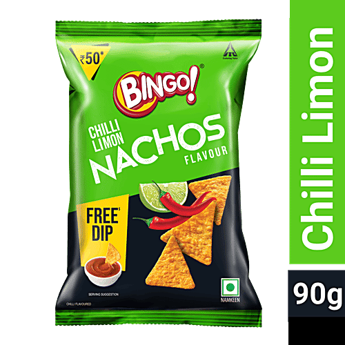 Buy Bingo Nachos Chilli Limon With Free Dip Online at Best Price of Rs ...
