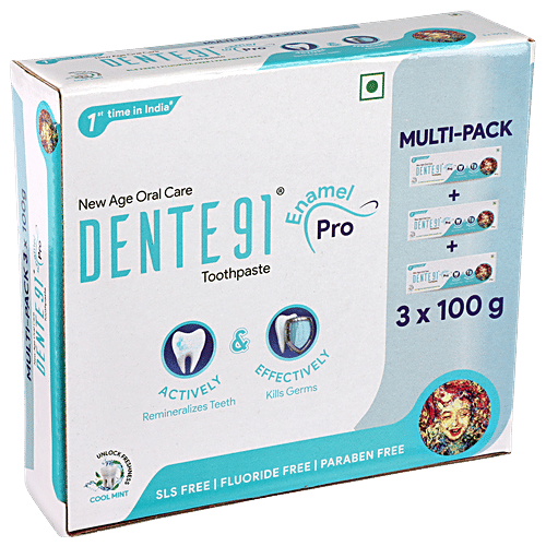 Buy Dente91 Toothpaste - Cool Mint Online at Best Price of Rs 597 ...