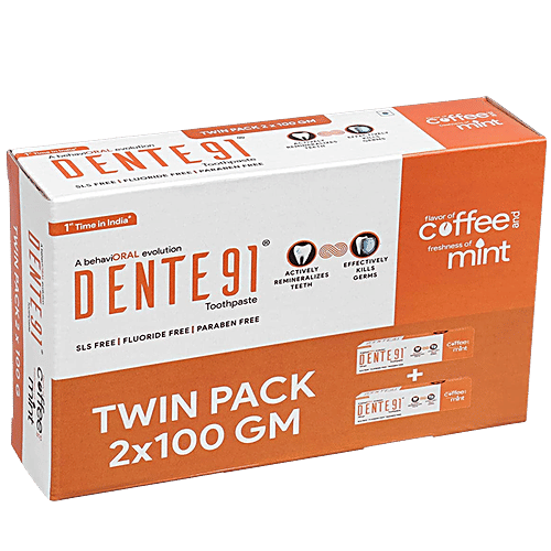 Buy Dente91 Toothpaste - Coffee & Mint Online at Best Price of Rs 258.7 ...