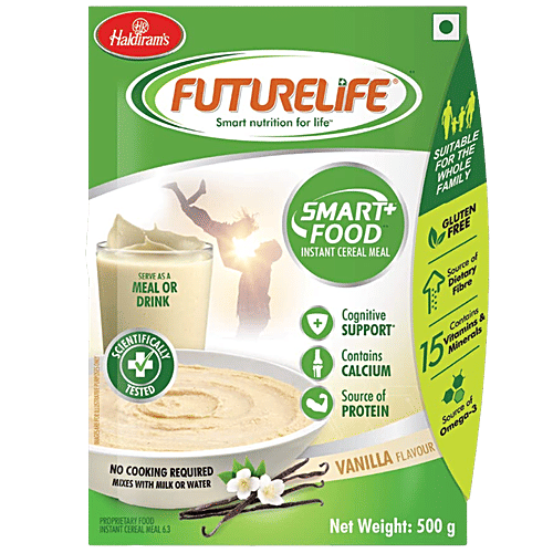 Buy Haldiram's Futurelife Smart+ Food Instant Cereal Meal - Vanilla ...