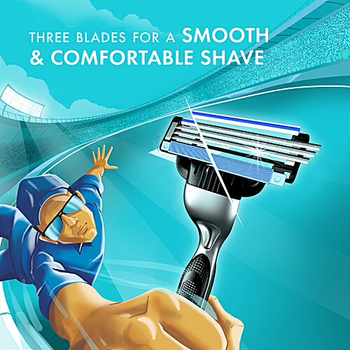 Buy Gillette Mach 3 Razor & Cartridge Online at Best Price of Rs 237.50 ...