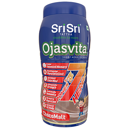 Buy Sri Sri Tattva Ojasvita ChocoMalt - Drink Mix For Sharp Mind & Healthy Body Online at Best ...
