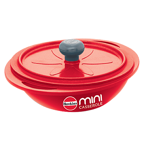 Buy Hawkins Die-Cast Mini Casserole - With Lid, Round Series, Red ...