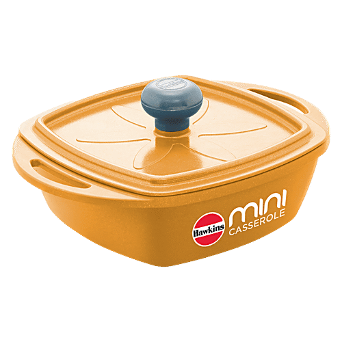 Buy Hawkins Mini Casserole - With Lid, Square Series, Yellow, MCSY75 ...