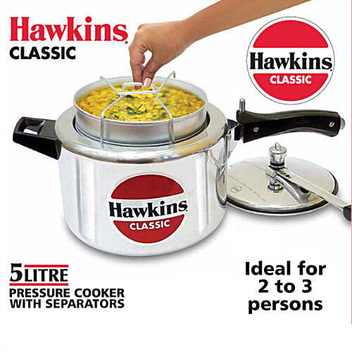 Buy Hawkins Classic Pressure Cooker - With Separators, Inner Lid ...