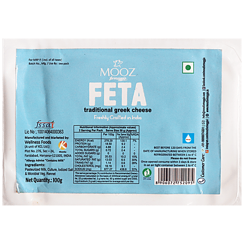 Buy Mooz Formaggio Feta Cheese Online at Best Price of Rs 149 - bigbasket