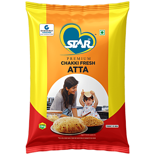 Buy Star 555 Premium Chakki Fresh Atta Online at Best Price of Rs 442. ...