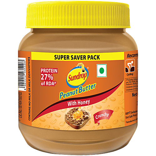 Buy Sundrop Peanut Butter With Honey - Crunchy Online at Best Price of ...