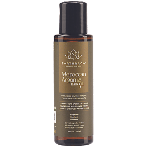 Buy Earthraga Moroccan Argan Hair Oil Online at Best Price of Rs 243.75 ...