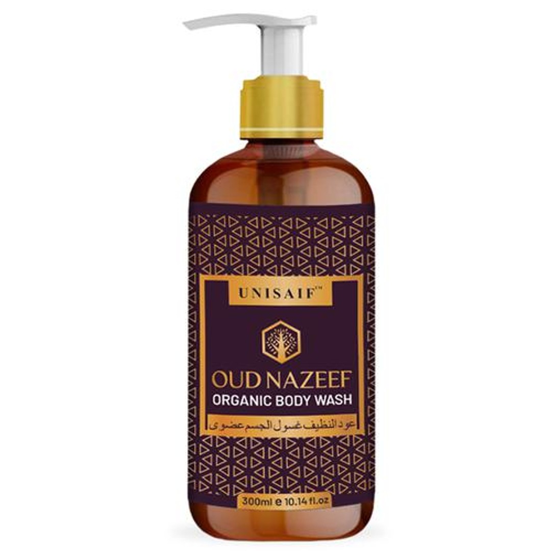 Buy Unisaif Oud Nazeef Arabian Luxury Organic Body Wash Online at Best ...