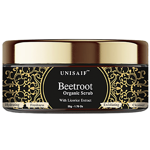 Buy Unisaif Beetroot Organic Scrub - With Licorice Extract Online at ...