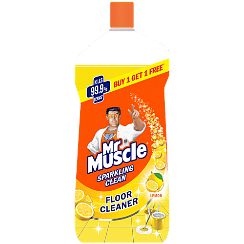 Buy Mr. Muscle Sparkling Clean Floor Cleaner - Lemon Online at Best ...