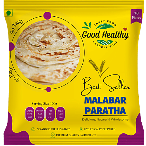 Buy Good Healthy Malabar Parota - Ready To Eat, Heat & Eat Online at ...