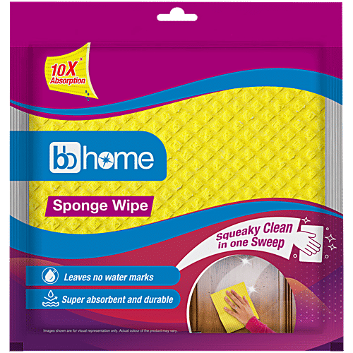 Buy bb home Sponge Wipe - Super Absorbent, Reusable Online at Best ...