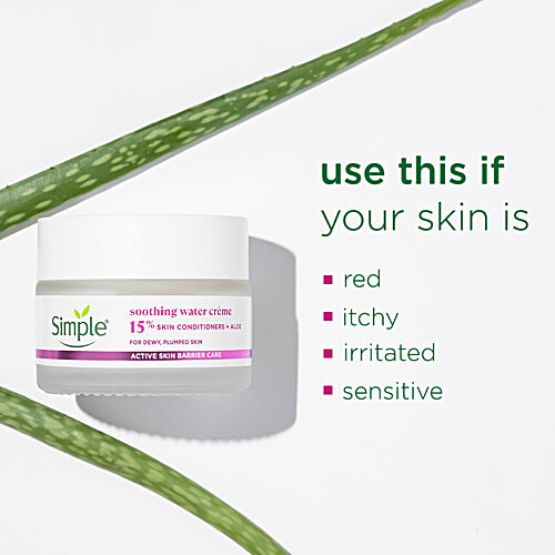 Buy Simple Active Skin Barrier Care Soothing Water Crème Online at Best ...