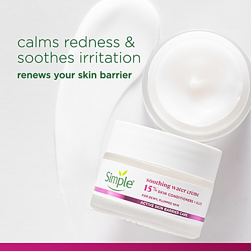 Buy Simple Active Skin Barrier Care Soothing Water Crème Online at Best ...