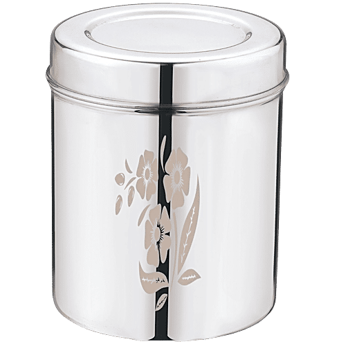 Buy Kitchen Essentials Stainless Steel Deep Dabba - No.12, Laser ...
