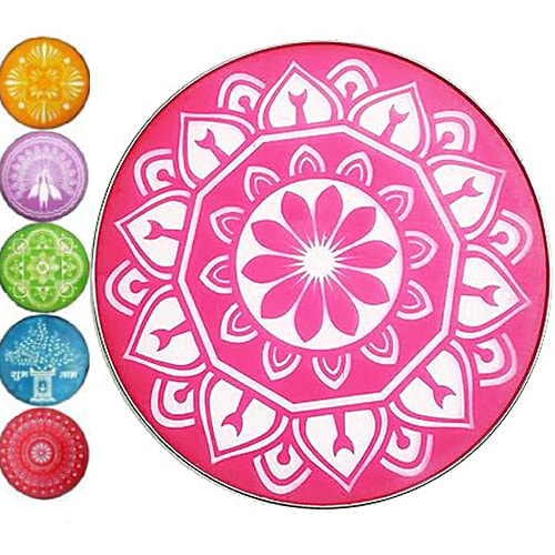 Buy Creative Space Rangoli Stencil/Channi - Plastic, Vibrant Designs ...