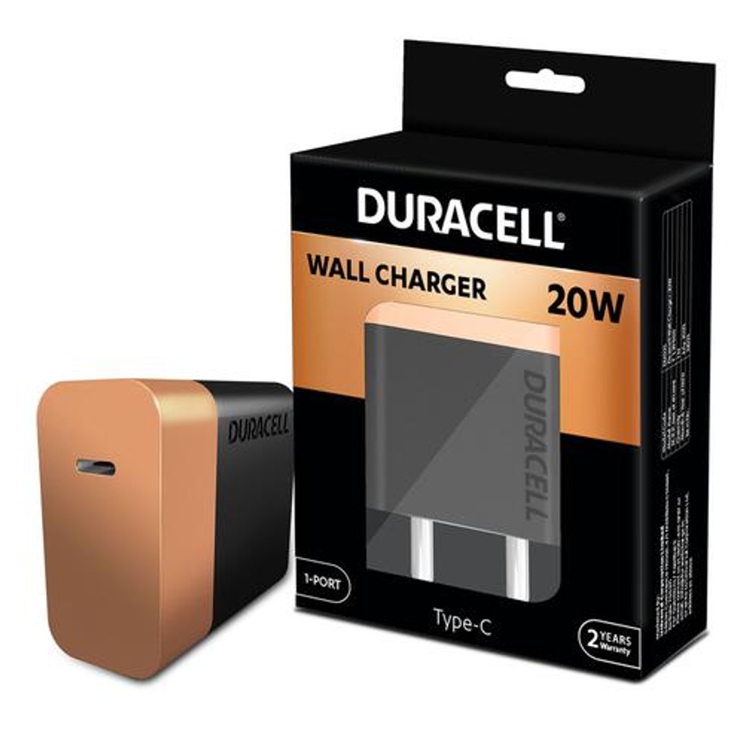 Buy Duracell Wall Charger 20W Type C Single Port Online at Best Price ...