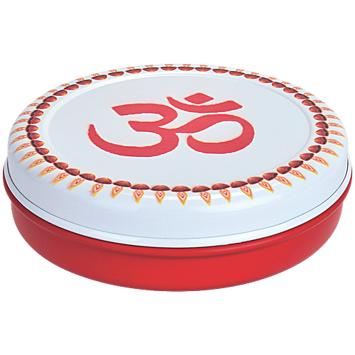 Buy mbc Multipurpose Steel Pooja Box - Om Design Print Online at Best ...