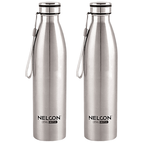 Buy Nelcon Stainless Steel Fridge Water Bottle - Ooze Online at Best ...