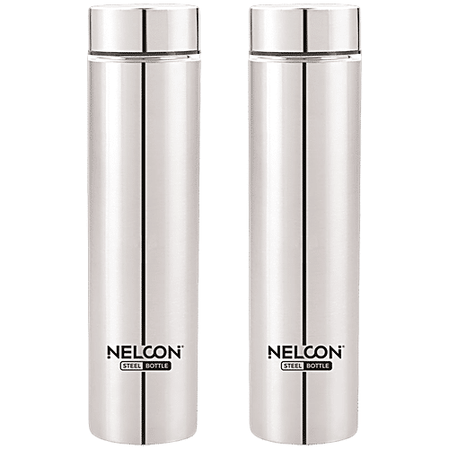 Buy Nelcon Stainless Steel Fridge Water Bottle - Slim Online at Best ...