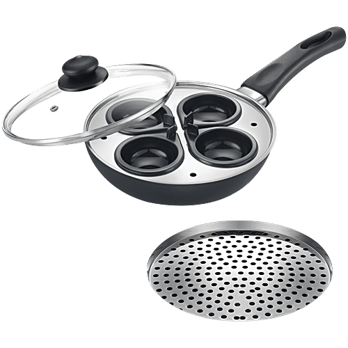 Buy Prestige Omega Deluxe Granite Multi Pan - With Glass Lid, 20 Cm ...