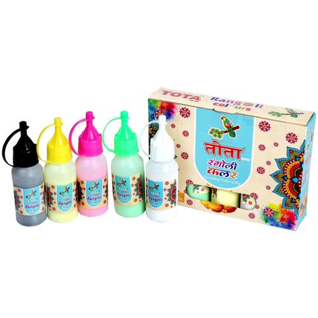 Buy Tota Rangoli Colour Powder Rang - For Festival Decoration, Puja ...