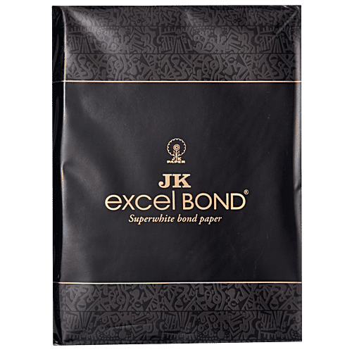 Buy JK Paper Excel Bond Super White Paper A4 Sheets 21 X 29.7 Cm, 90 ...