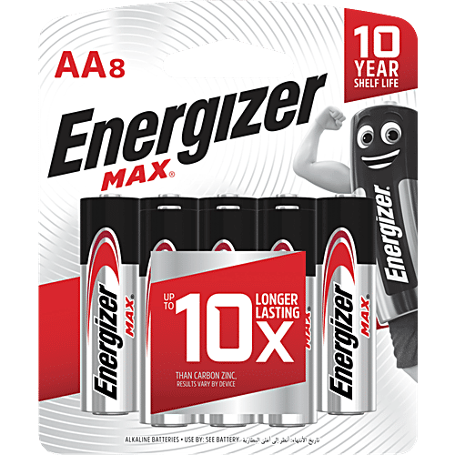 Buy Energizer Max Alkaline Battery - AA, 1.5 V Online at Best Price of ...