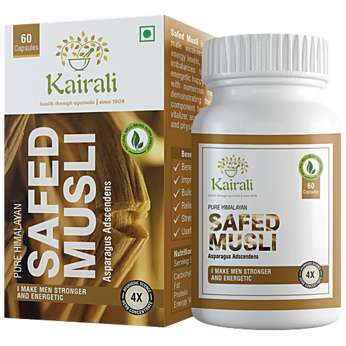 Buy Kairali Safed Musli Capsules Online at Best Price of Rs 1699 ...