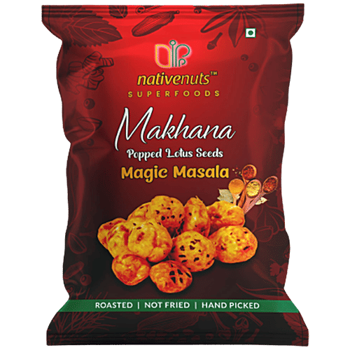 Buy Nativenuts Superfoods Roasted Makhana - Magic Masala Online at Best ...