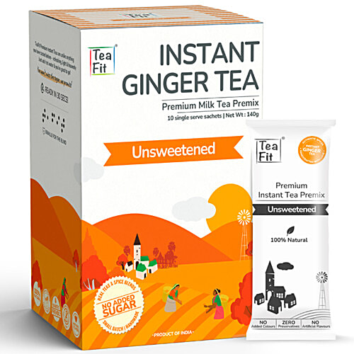 Buy Teafit Premium Instant Milk Tea Premix - Ginger, Unsweetened Online ...