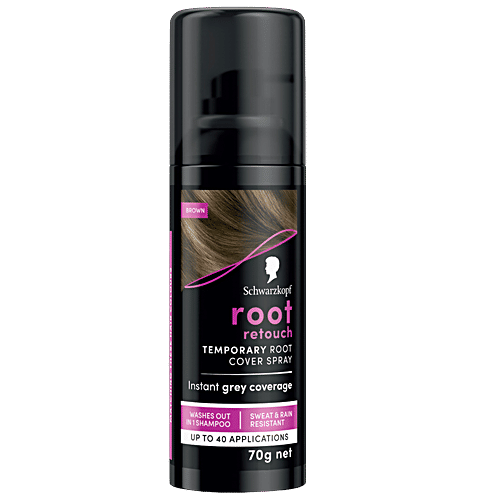 Buy Schwarzkopf Root Retouch Temporary Root Cover Spray - Instant Grey ...