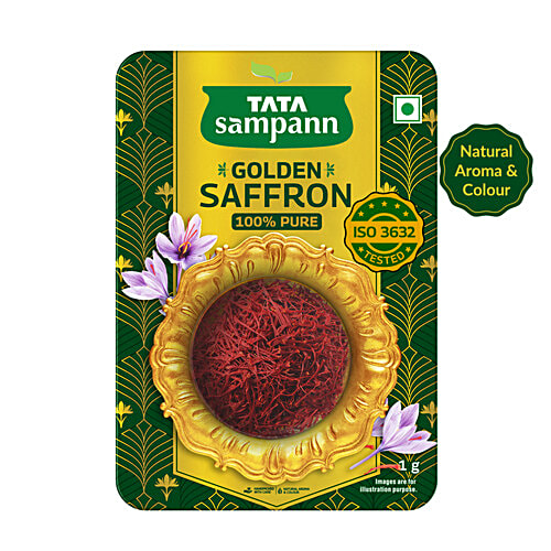 Buy Tata Sampann Golden Saffron Natural Aroma & Colour Pure Kesar ...