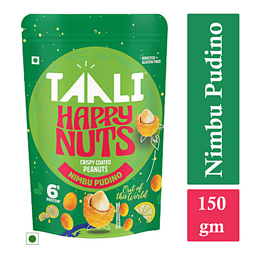 Buy TAALI Happy Nuts Nimbu Pudino Crispy Coated Peanuts Online at Best ...