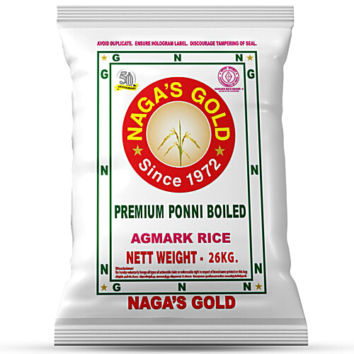 Buy Naga's Gold Premium Ponni Boiled Rice Online at Best Price of Rs ...